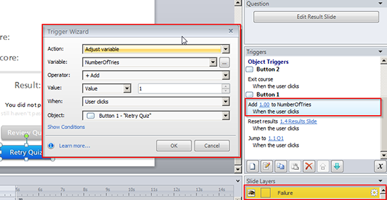 How to Retake the Questions that are Answered Incorrectly in Storyline?